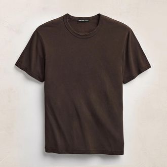 James Perse Crewneck Short-Sleeve T-Shirt - Brown