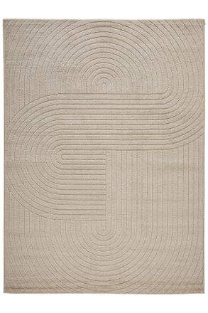 Novel Outdoorteppich Las Palmas, Taupe, Textil, Struktur, rechteckig, 80x150 cm, ISO 9001, Bsci, Oeko-Tex Standard 100, für Fußbodenheizung