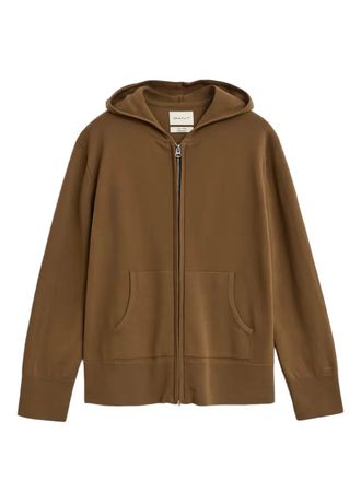 GANT Kapuzenjacke mit Rei&szlig;verschluss - Braun