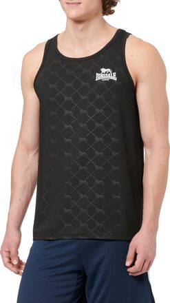 Lonsdale Herren Funktionssinglet Normale Passform Sandringham, Black/White, M