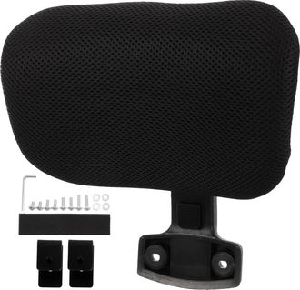 NUOBESTY Verstellbare Kopfst&uuml;tze f&uuml;r B&uuml;rostuhl Computerstuhl Nackenkissen mit Atmungsaktivem Netzgewebe Abnehmbares Stuhl Kopfst&uuml;tzenpolster zur R&uuml;ckenverl&auml;nge