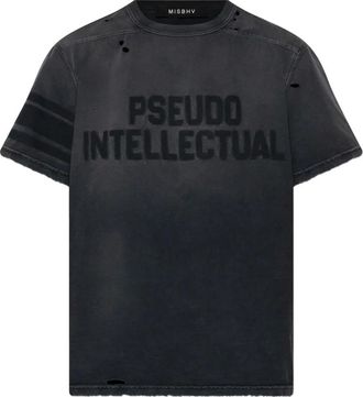 Misbhv t-shirt Pseudo Intellectual - Gris
