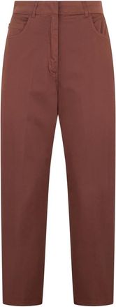 Fabiana Filippi Femme, Pantalons, Brun, Taille: 36 FR Pantalons