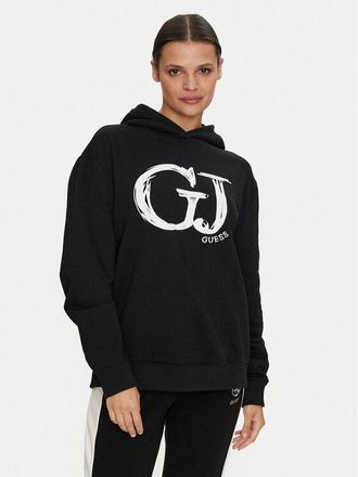 Guess Sweatshirt Sara V4YQ00 K68I4 Schwarz Relaxed Fit