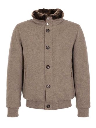 Moorer Bomberjacke - Taupe