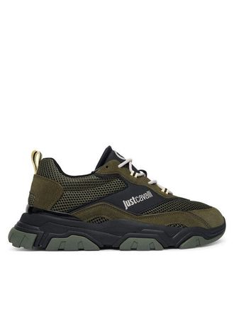 Just Cavalli Sneakers 81QA3SH1 ZPC41 Khakifarben