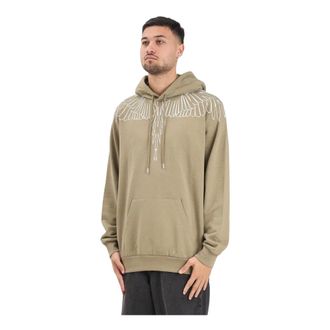Marcelo Burlon Herren, Sweatshirts & Hoodies, Gr&uuml;n, XLGr&ouml;&szlig;e