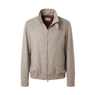 Brunello Cucinelli Homme, Vestes, Gris, Taille: L Bomber Beaver
