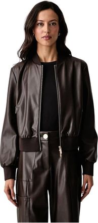 A|X Armani Exchange Blouson Bomber - Femme - Vestes - Brun - Taille: 42 FR