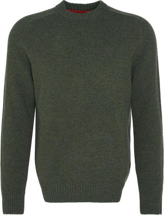 Barbour Softer Pullover Grangetown aus Wolle mit Raglanärmeln in