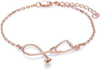 Generic St&eacute;thoscope Bracelet Infirmi&egrave;re M&eacute;decin &Eacute;tudiant en M&eacute;decine Bracelet Bijoux Cadeau, Bijoux De Costume De Plage D&eacute;t&eacute;, Accessoires De V&ecirc;tements Id&eacute;al C