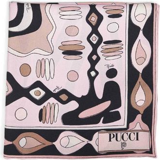 Pucci Femme, Accessoires, Multicolore, Taille: ONE Size Carr&eacute; en twill de soie &agrave; imprim&eacute; Pesci