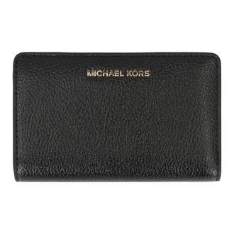 Michael Kors Mittlere Geldb&ouml;rse aus genarbtem Leder - - Accessories - unisex - Schwarzk - ONE SIZE