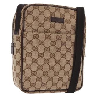 Gucci Pre-owned Vintage Cross Body Bag - - Pre-owned - Damen - Braun - ONE SIZE