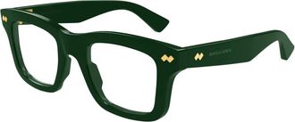 Bottega Veneta unisex, Accessoires, Vert, Taille: 51 MM Monture Optique