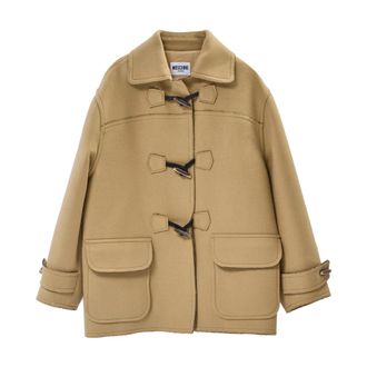 Moschino Femme, Vestes, Brun, Taille: 38 FR Montgomery