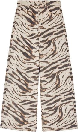 Ganni Femme, Jeans, Multicolore, Taille: W25 L32 Print Denim Lari Jeans