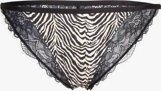 Love Stories Culotte imprim&eacute; z&eacute;br&eacute; et dentelle