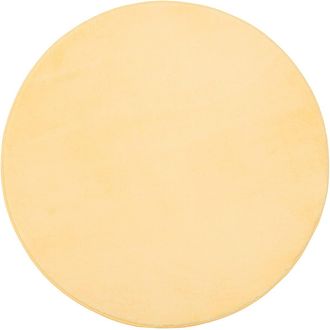 Gözze Premium Rutschfester Runder Badezimmerteppich, RIO, 100% Microfaser, Ø 110 cm - Sonne