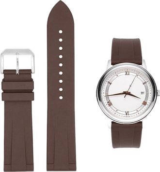 Generic Fluorkautschuk-Uhrenarmband f&uuml;r Pilot Portofino Band f&uuml;r Armband Schnellverschlussarmband 20mm 22mm