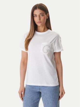 Guess T-Shirt W6GI17 K3037 Wei&szlig; Regular Fit