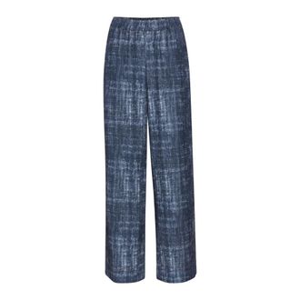 Gestuz Dunkle Denim Lockere Passform Elastische Taille Hose - - Trousers - Damen - Blau - M