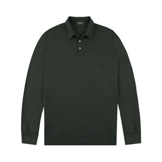 Zanone Homme, Tops, Vert, Taille: 2XL Polo IceCotton