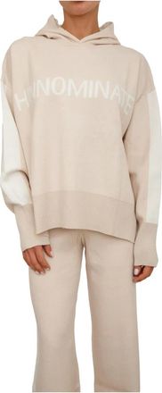 Hinnominate Hinnominate, Femme, Pulls, Beige, Taille: 40 FR Maglia