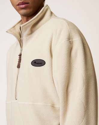 Faguo Pull polaire beige