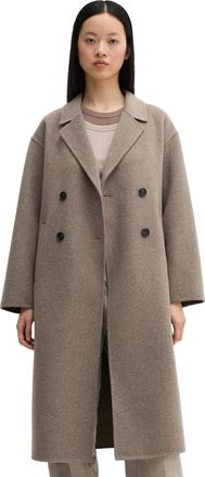 Marc O'Polo Wollmantel MARC OPOLO aus hochwertigem Melange-Doubleface, Damen, Gr. 32, beige (stone taupe melange), Obermaterial: 50% Wolle, 47% Polyester, 3% Sons