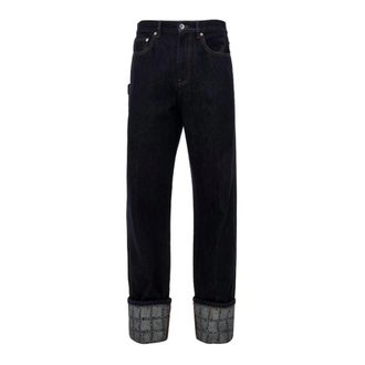 J.W.Anderson Homme, Jeans, Bleu, Taille: W30 Jean en denim avec détails de logo