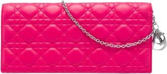 Dior Sac bandouli&egrave;re matelass&eacute; vintage doccasion - Femme - Pre-owned - Rose - Taille: ONE Size