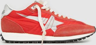 Golden Goose Baskets Running Marathon Cuir Rouge