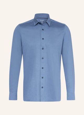 Olymp Jerseyhemd Luxor 24/Seven Modern Fit blau