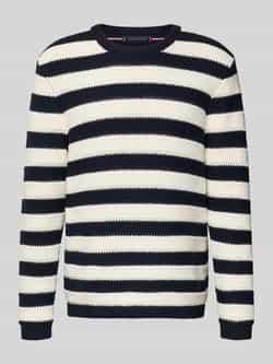 Tommy Hilfiger Regular Fit Strickpullover aus reiner Baumwolle