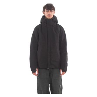 KRAKATAU Homme, Vestes, Noir, Taille: 2XL Weryk Tech Hooded Short Jacket