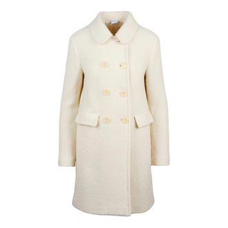 Aspesi Doppelreihiger Mantel - - Coats - Damen - Wei&szlig; - L