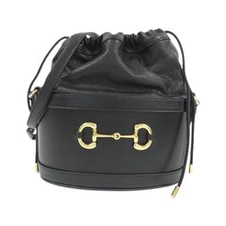 Gucci Pre-owned Horsebit 1955 Leder Schultertasche - - Pre-owned - Damen - Schwarzk - ONE SIZE