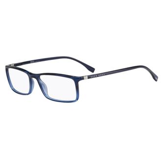 HUGO BOSS Lunettes de soleil Style Zx9- monture bleue - unisex - Accessoires - Bleu - Taille: 55 MM