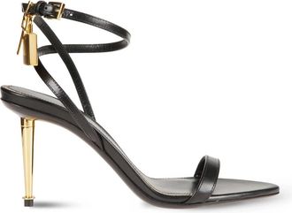 Tom Ford Femme, Chaussures, Noir, Taille: 40 EU Padlock Sandal