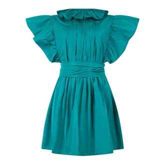 Alberta Ferretti Femme, Robes, Bleu, Taille: 42 FR Robe Courte