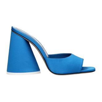 The Attico Satin Plateau-Sandalen - - Shoes - Damen - Blau - 36 EU