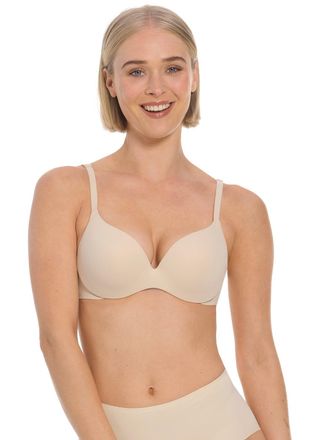 Magic Bodyfashion Push-up-BH MAGIC BODYFASHION, Damen, Gr. 70, Cup A, beige (latte), Microtouch, Obermaterial: 80% Polyamid, 20% Elasthan, BHs Push-up-BH