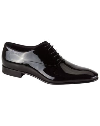 HUGO BOSS Gala-Schuhe aus Lackleder in Oxford-Form in