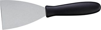 Contacto Edelstahl Spachtel ORION 8 cm mit schwarzem Polyamid-Griff