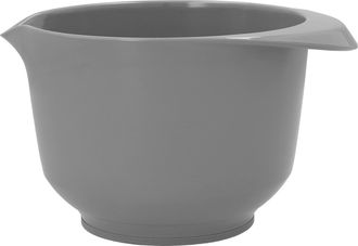 RBV BIRKMANN Birkmann, Colour Bowls R&uuml;hr- und Serviersch&uuml;ssel, Mattgrau, 1,0 Liter, Melamin, kratzfest, standfest, nachhaltig, 708983