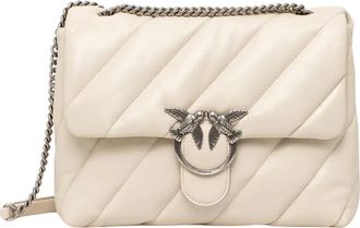 Pinko Pinko - Love Big Puff - Femme - Sacs - Beige - Taille: ONE Size