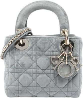 Dior Pre-owned Lady Dior - Femme - Pre-owned - Gris - Taille: ONE Size