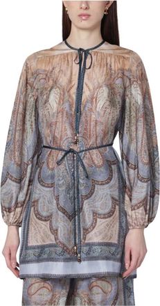 Zimmermann Femme, Robes, Multicolore, Taille: 42 FR Wanderlust Tunic