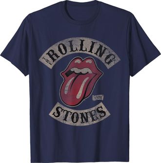 THE ROLLING STONES Offizielles The Rolling Stones Vintage Tour 1978 Navy Blau T-Shirt